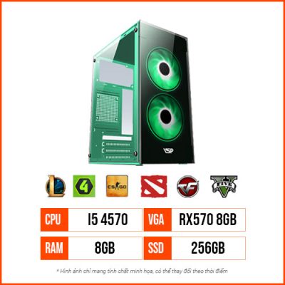 PC Gaming TX4 - i5 4570 | Ram 8G | SSD 256G | RX570 8GB