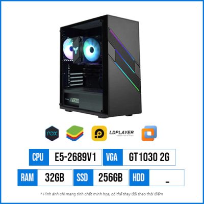 Cấu Hình Giả Lập GL12 - Xeon E5 2689V1 | 32G | SSD 256GB | GT1030 2GB