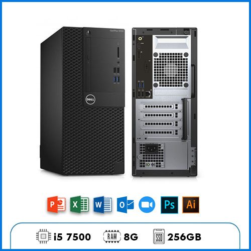 Máy Bộ Dell OptiPlex 3050 MT – Core i5 7500 | 8G | SSD 256G
